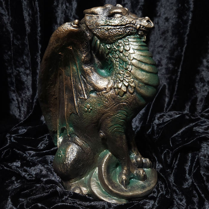 Standing Dragon Concrete Statue | Alisha's Backyard Nursery